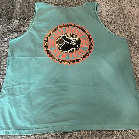 Comfort Colors | Shirts | Neon Moose Tank Top Xxl Vintage Green Lake ...